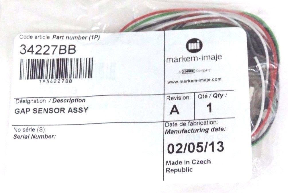 NEW MARKEM 34227BB GAP SENSOR ASSY. 34227.BB REVISION A — PremiumPLC
