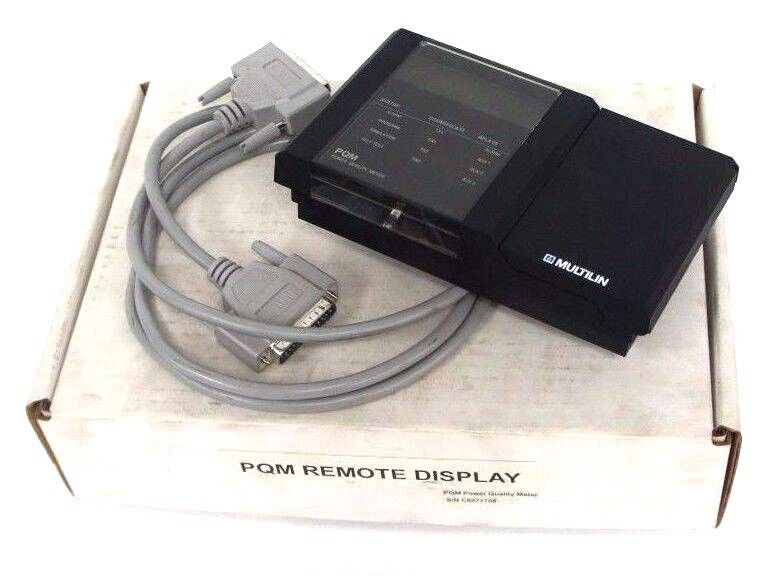 NEW GE MULTILIN PQM POWER QUALITY METER WITH CABLES — PremiumPLC