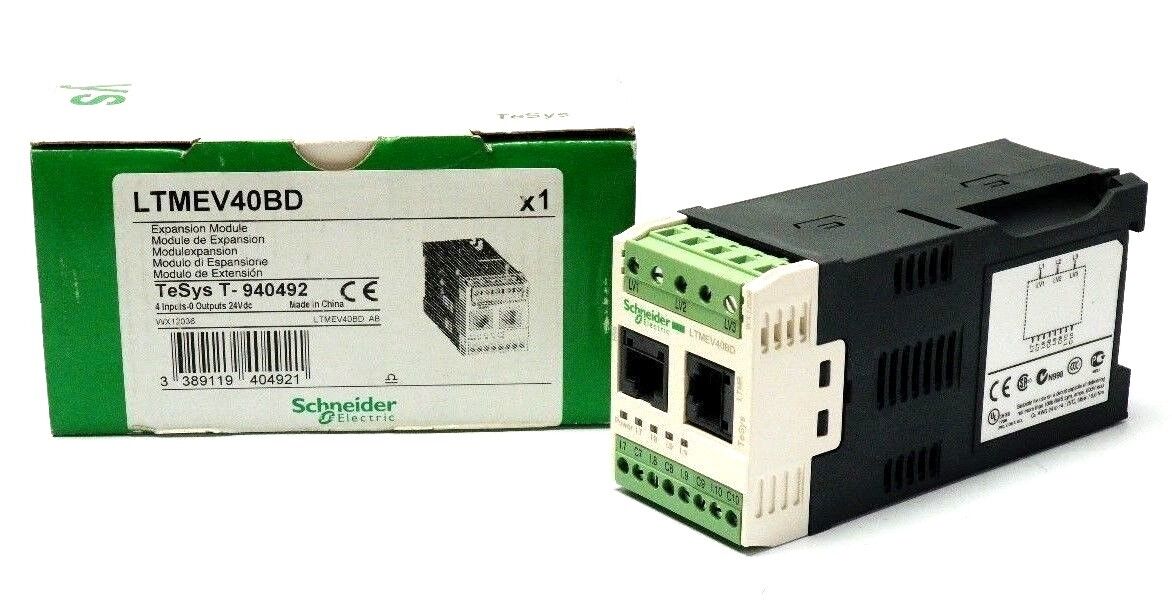 NIB SCHNEIDER LTMEV40BD EXPANSION MODULE TESYS T- 940492 24VDC LTM-EV4 ...