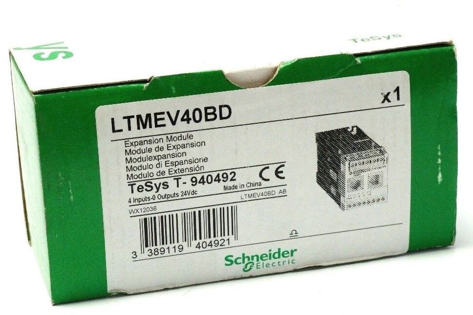 NIB SCHNEIDER LTMEV40BD EXPANSION MODULE TESYS T- 940492 24VDC LTM-EV4 ...