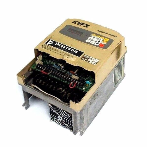 DRIVECON KVFX-440E TRANSISTOR INVERTER 380-460V 50/60HZ 10AMP 5HP ...
