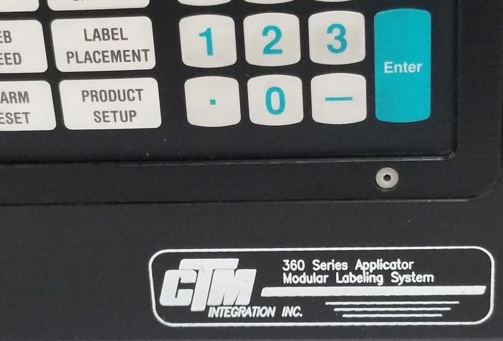 CTM INTEGRATION 360 SERIES APPLICATOR MODULAR LABELING SYSTEM — PremiumPLC