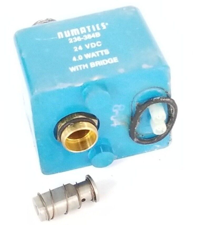 NUMATICS 236-384B VALVE COIL 24VDC 4.0W W/ BRIDGE 236384B — PremiumPLC