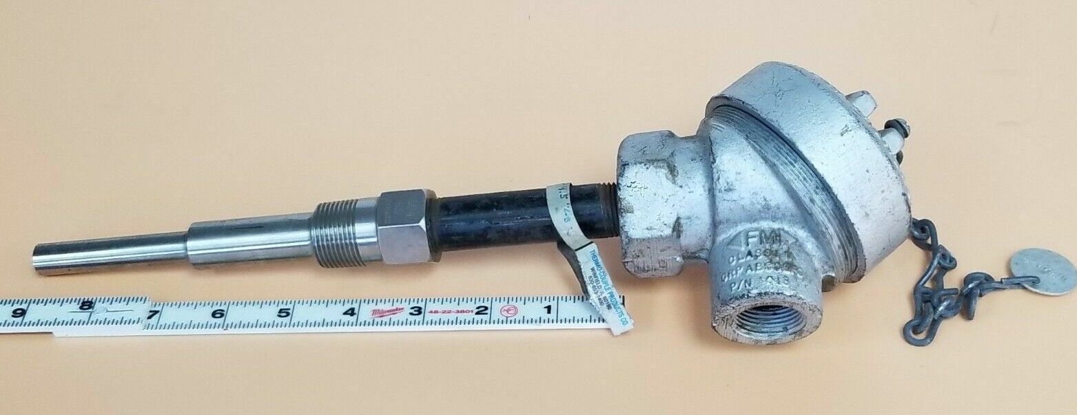 THERMO-COUPLE PRODUCTS 16000S-F23-3JW2-3/4-C-4.5 TEMPERATURE SENSOR T7 ...