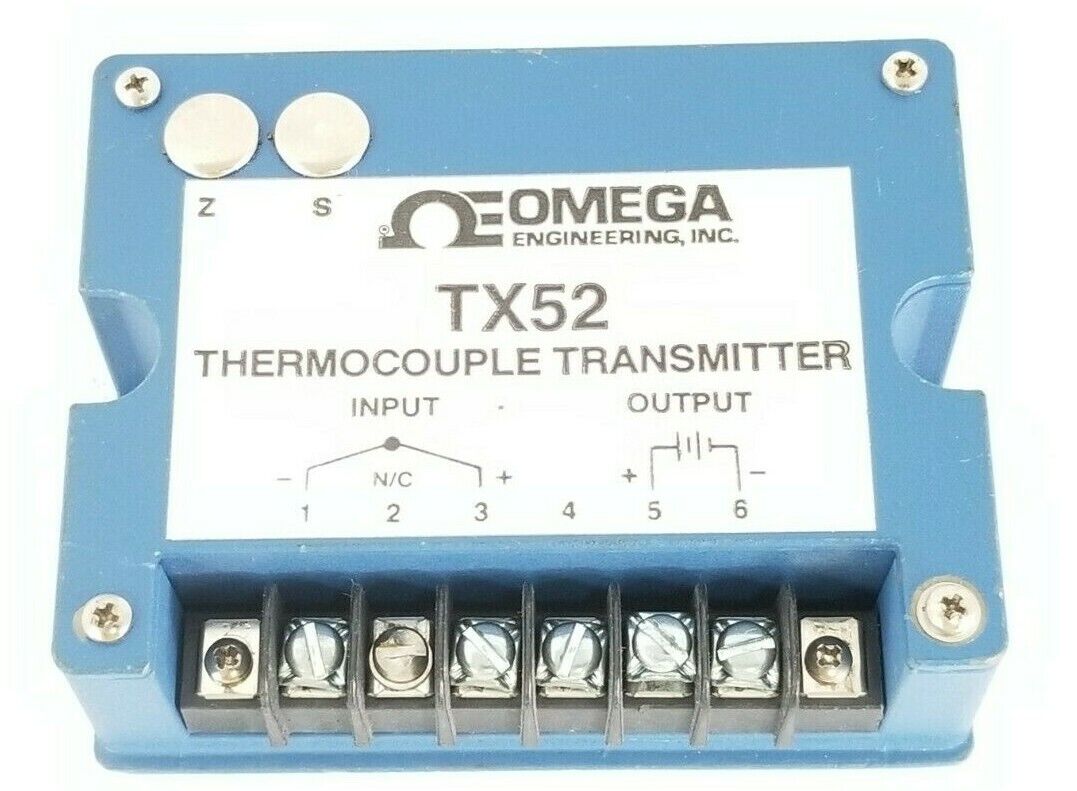 OMEGA ENGINEERING, INC. TX52 THERMOCOUPLE TRANSMITTER — PremiumPLC