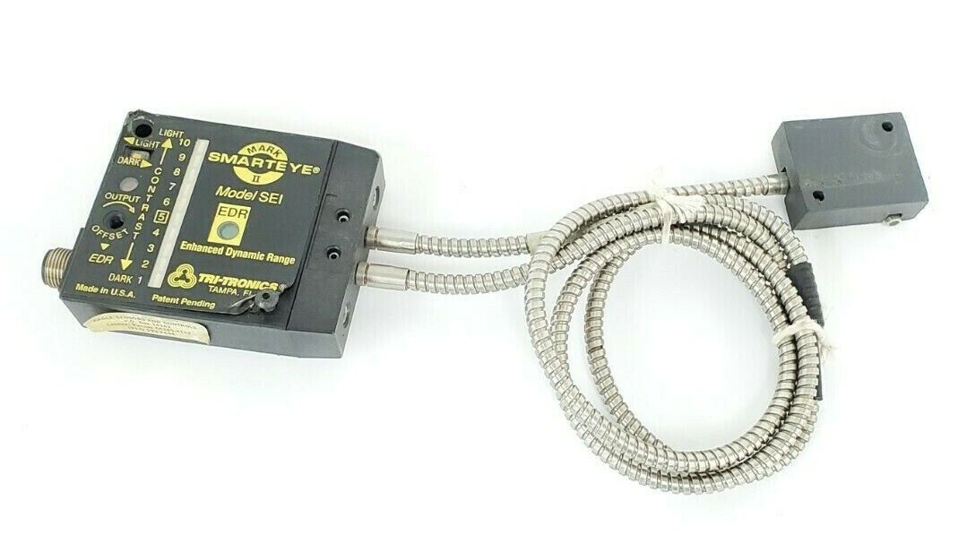 TRI-TRONICS MARK II SMARTEYE SEI PHOTO ELECTRIC SENSOR W/ FIBER OPTIC ...