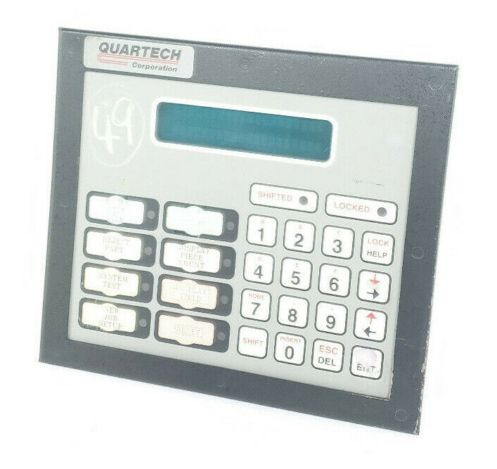 QUARTECH 9900-AC-AB-3 OPERATOR PANEL SLC-500/DF1 32K STD RAM V1.64 990 ...