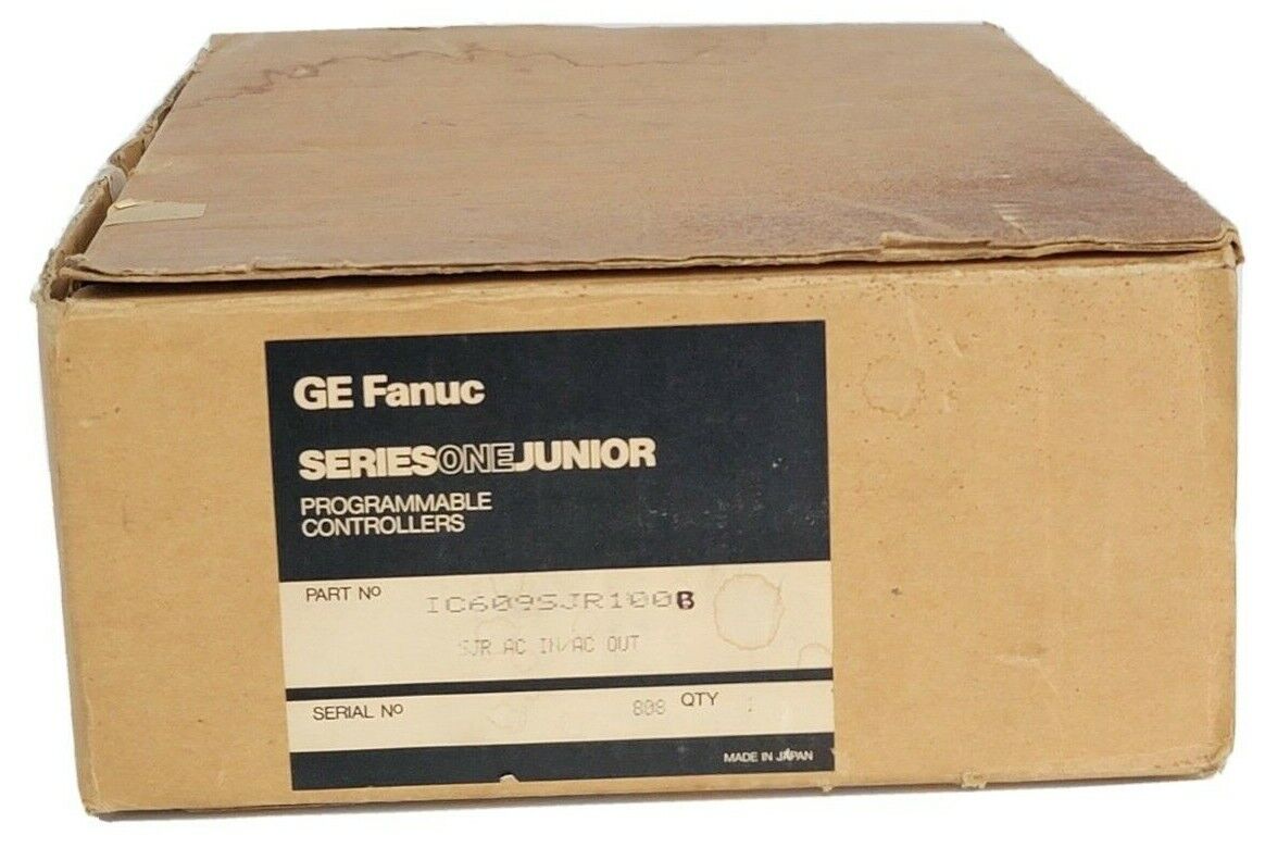 NIB GENERAL ELECTRIC IC609SJR100B SERIES ONE JUNIOR PROGRAMMABLE CONTR ...