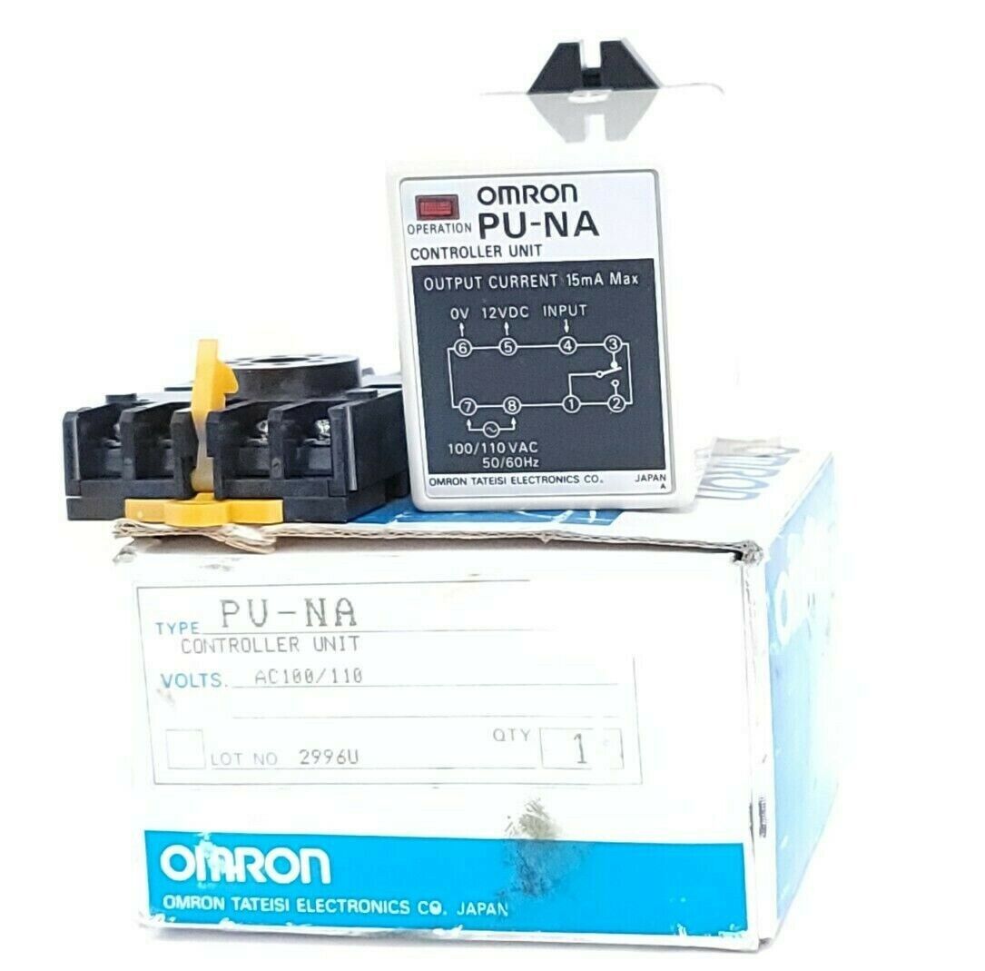 NIB OMRON PU-NA CONTROLLER UNIT PUNA 100/110VAC 50/60HZ W/ 8PFA SOCKET ...