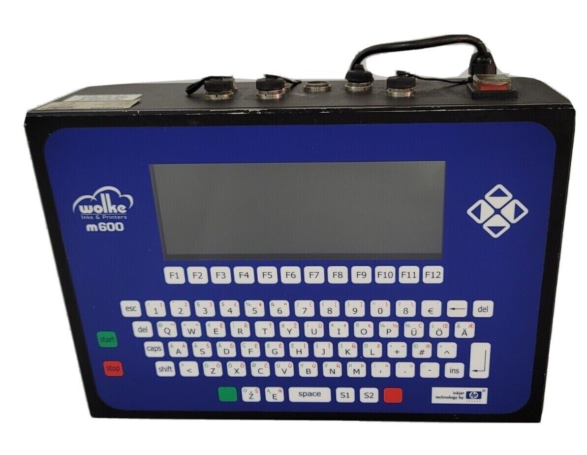 REFURBISHED WOLKE m600 VIDEOJET CONTROLLER V. 1.09 115VAC/110W — PremiumPLC