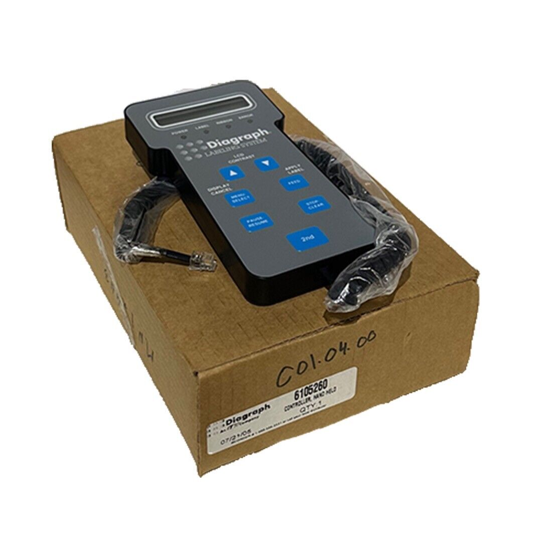 NEW DIAGRAPH LABELING SYSTEM 6105-260 / 6105260 REV. H HAND HELD CONTR ...