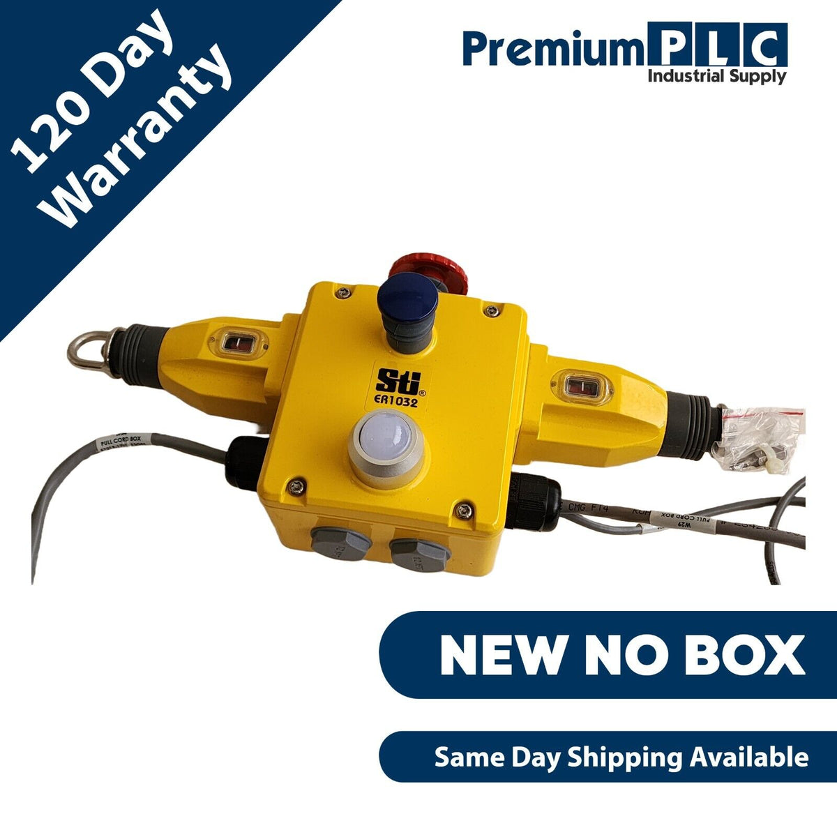 NEW STI / OMRON ER1032-042NEL ROPE PULL EMERGENCY STOP SWITCH P/N 4450 ...