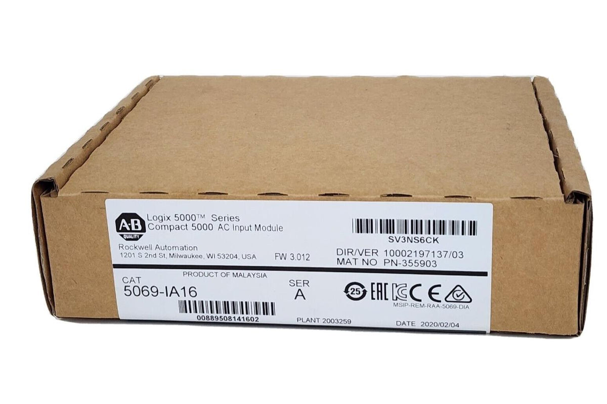 FACTORY SEALED ALLEN BRADLEY 5069-IA16 SER. A LOGIX 5000 AC INPUT MODU — PremiumPLC