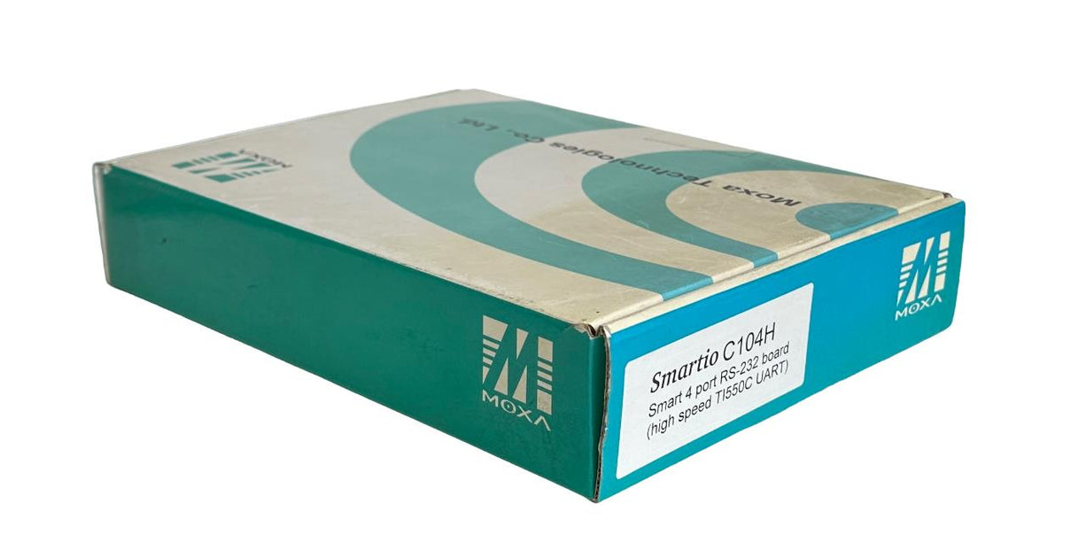 NEW MOXA Smartio C104H SMART 4-PORT RS-232 BOARD HIGH SPEED TI550C UAR ...