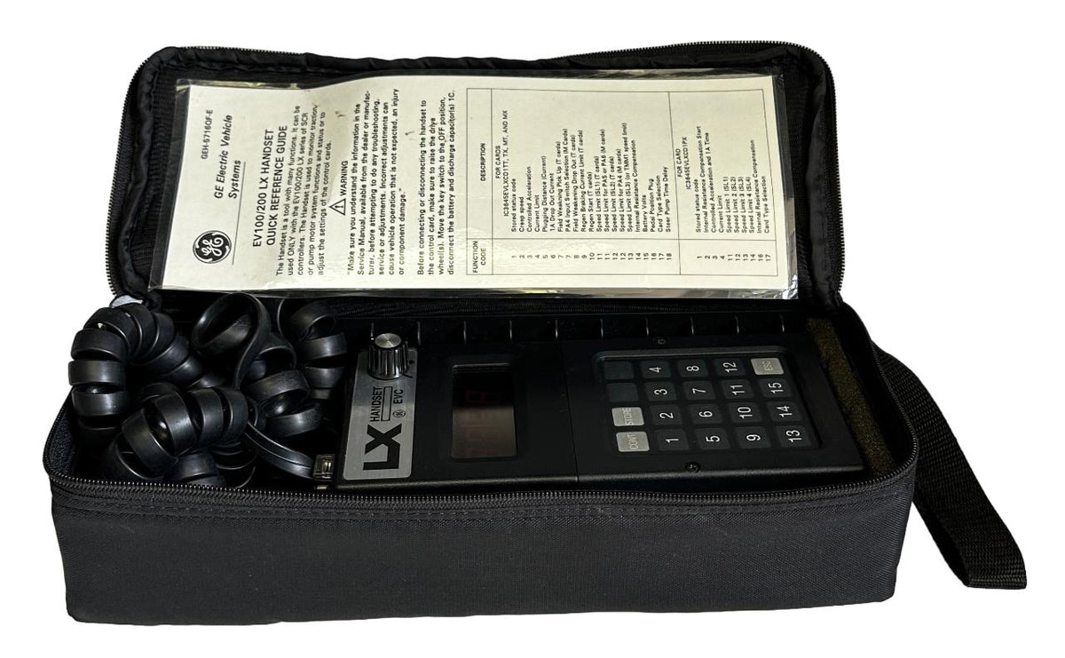REPAIRED GE EV100/200 LX EVC HANDSET ELECTRIC VEHICLE SYSTEMS CONTROLL ...