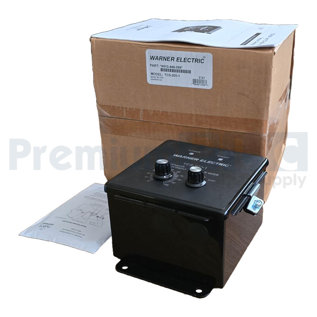 WARNER ELECTRIC ALTRA TCS-200-1 Manual Analog Tension Control 6910-448 ...