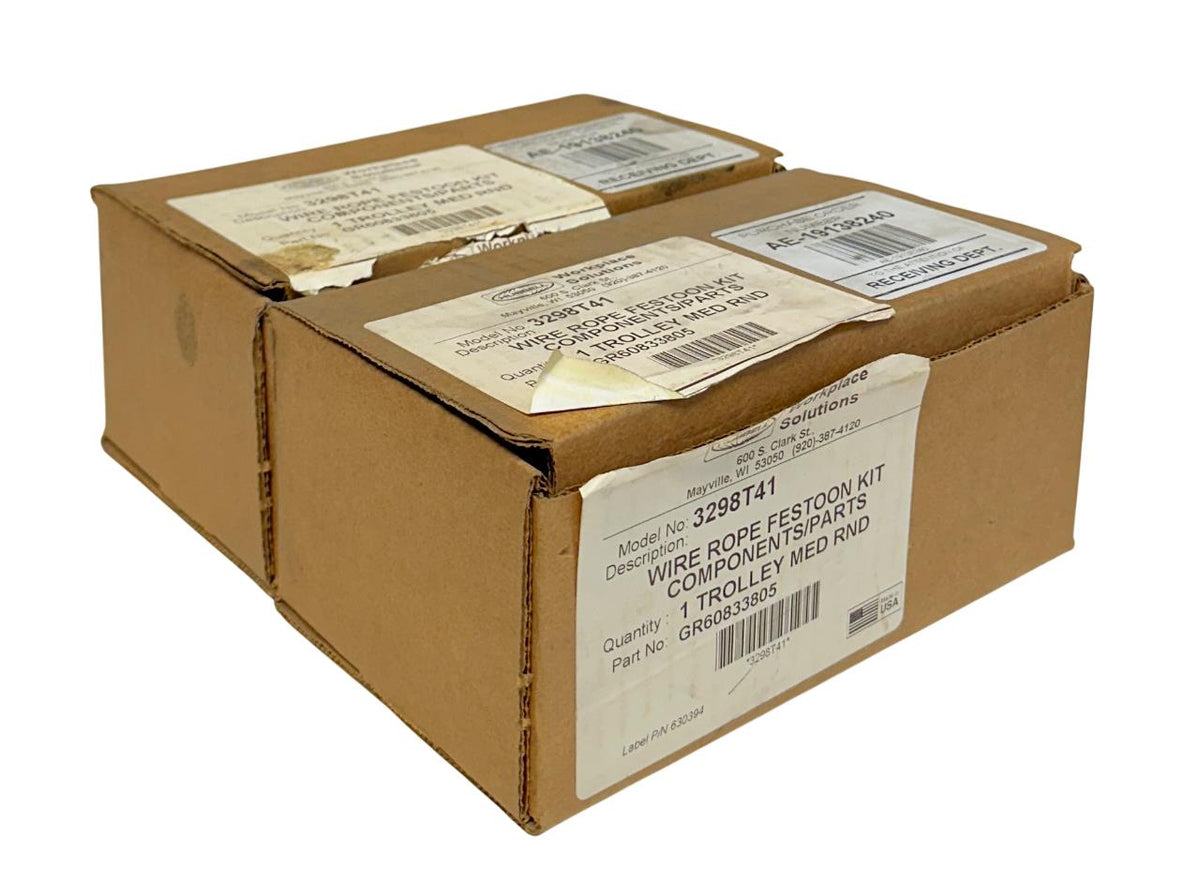 3 HUBBELL 3298T41 / GR60833805 WIRE ROPE FESTOON KIT COMPONENTS/PARTS ...