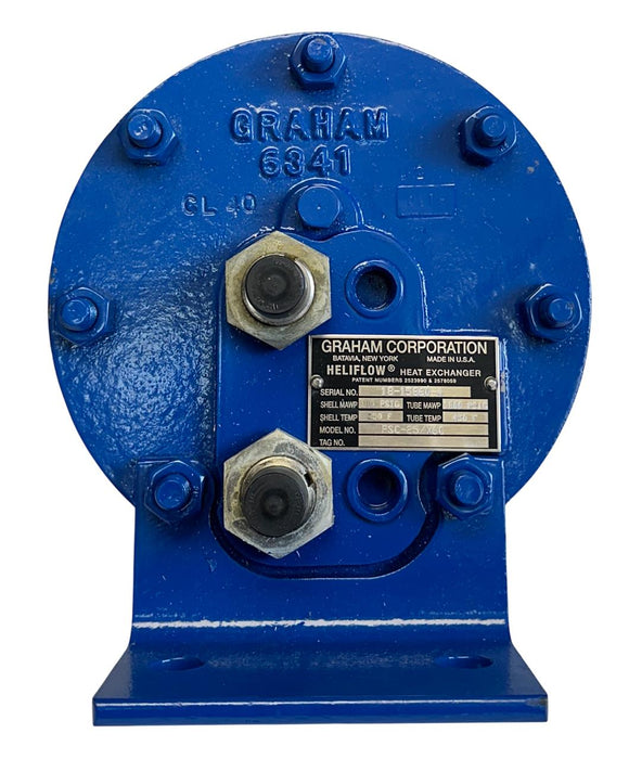 GRAHAM CORPORATION PSC-25/X6C / PSC25X6C HELIFLOW SHELL/TUBE HEAT EXCH ...