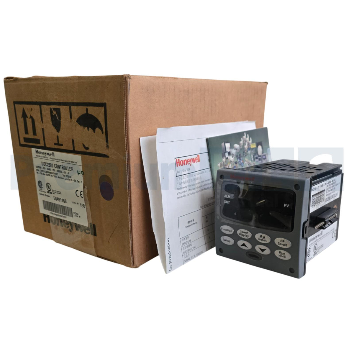 HONEYWELL UDC2500 UNIVERSAL DIN CONTROLLER DC2500-CE-2A00-200-00000-00 ...