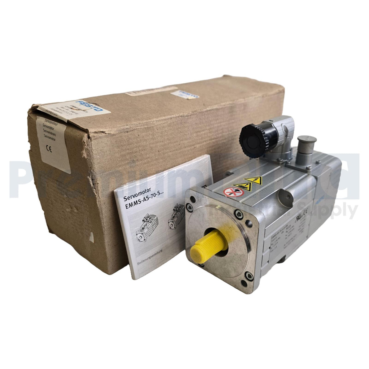 FESTO 550115 - EMMS-AS-70-S-LS-RM DC SERVO MOTOR EMMS-AS 360V/DC 0.866 ...