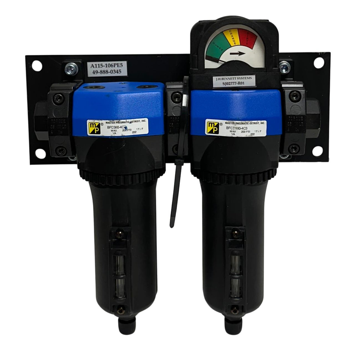 MASTER PNEUMATIC BFD380-4C3 / BFCD380-4C3 / A115-106PE5 SEPARATOR ASSE ...