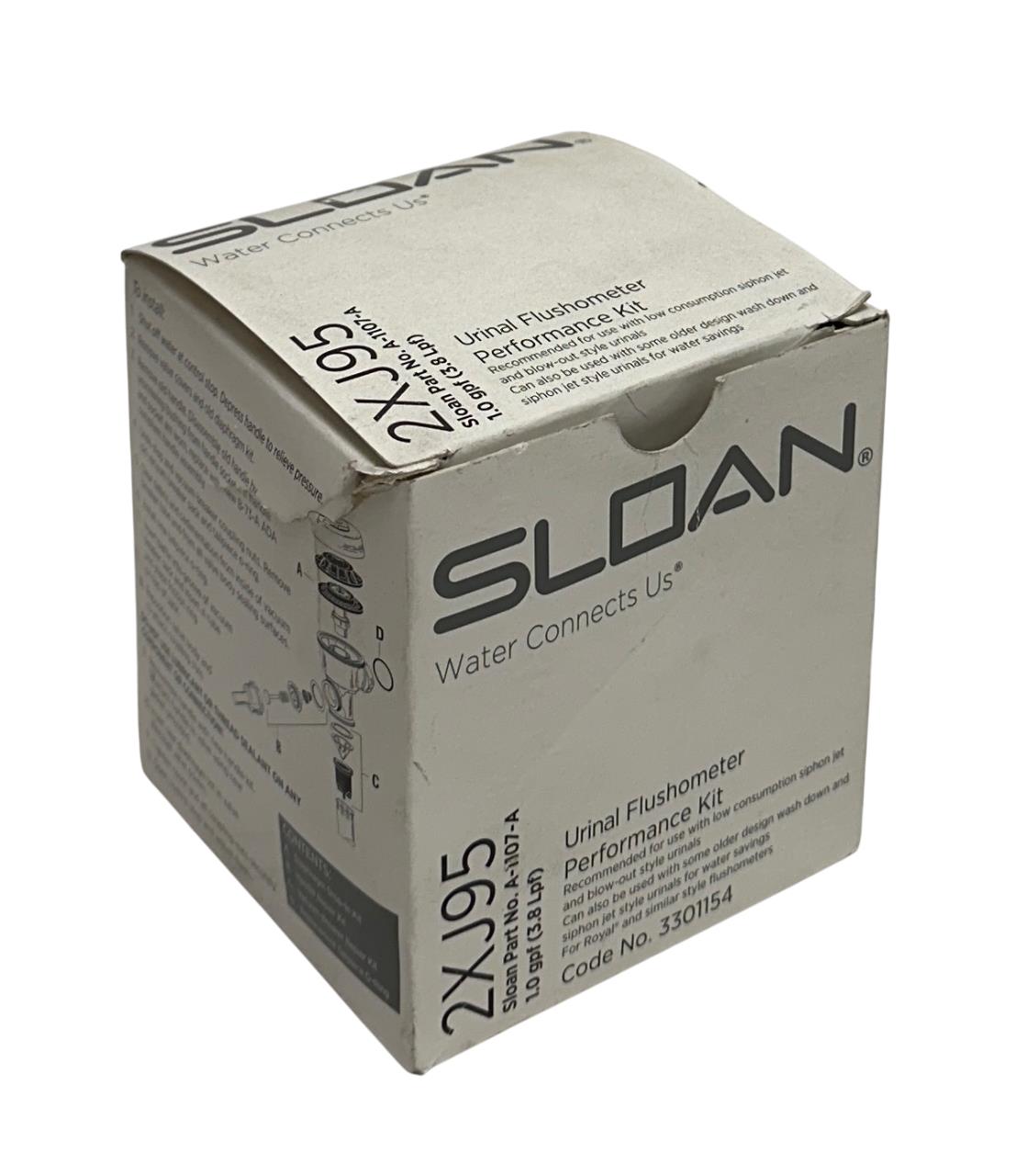 SLOAN A-1107-A / 2XJ95 / 3301154 URINAL FLUSHOMETER PERFORMANCE KIT 1G ...