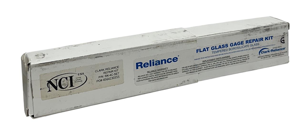 CLARK RELIANCE RK-4C-SET / RK4CSET SIZE 8 FLAT GLASS GAGE REPAIR KIT O ...