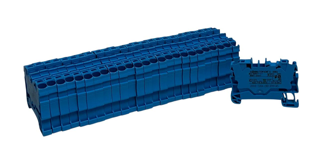 26 WAGO 2004-1204 / 20041204 TOPJOB S 2-CONDUCTOR THROUGH TERMINAL BLO ...