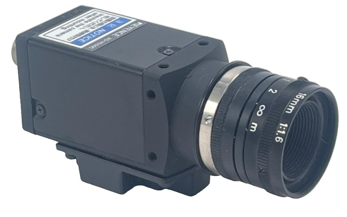 KEYENCE XG-H500C Color High-Resolution 5MP CCD Camera w/ CV-L16 16mm L ...