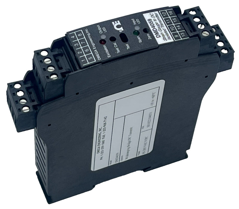 OMEGA DMD4059 Strain Gauge to DC Transmitter Signal Conditioner 1200V ...