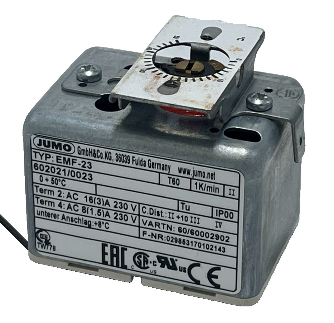 JUMO EMF-23 Electromechanical Thermostat Temperature Controller DIN Ra ...