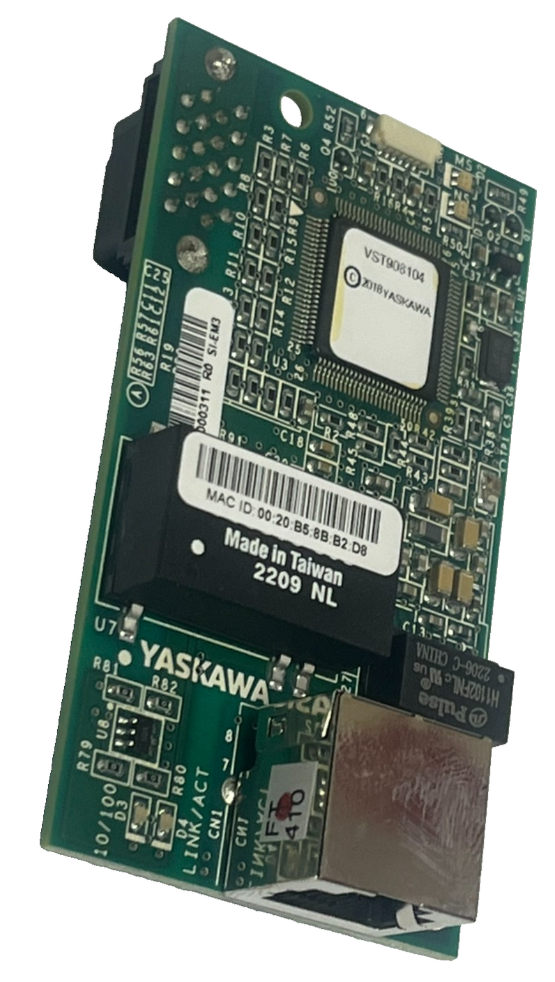 YASKAWA SI-EM3 Modbus TCP/IP Option Card A1000 REV 04 Network Interfac ...