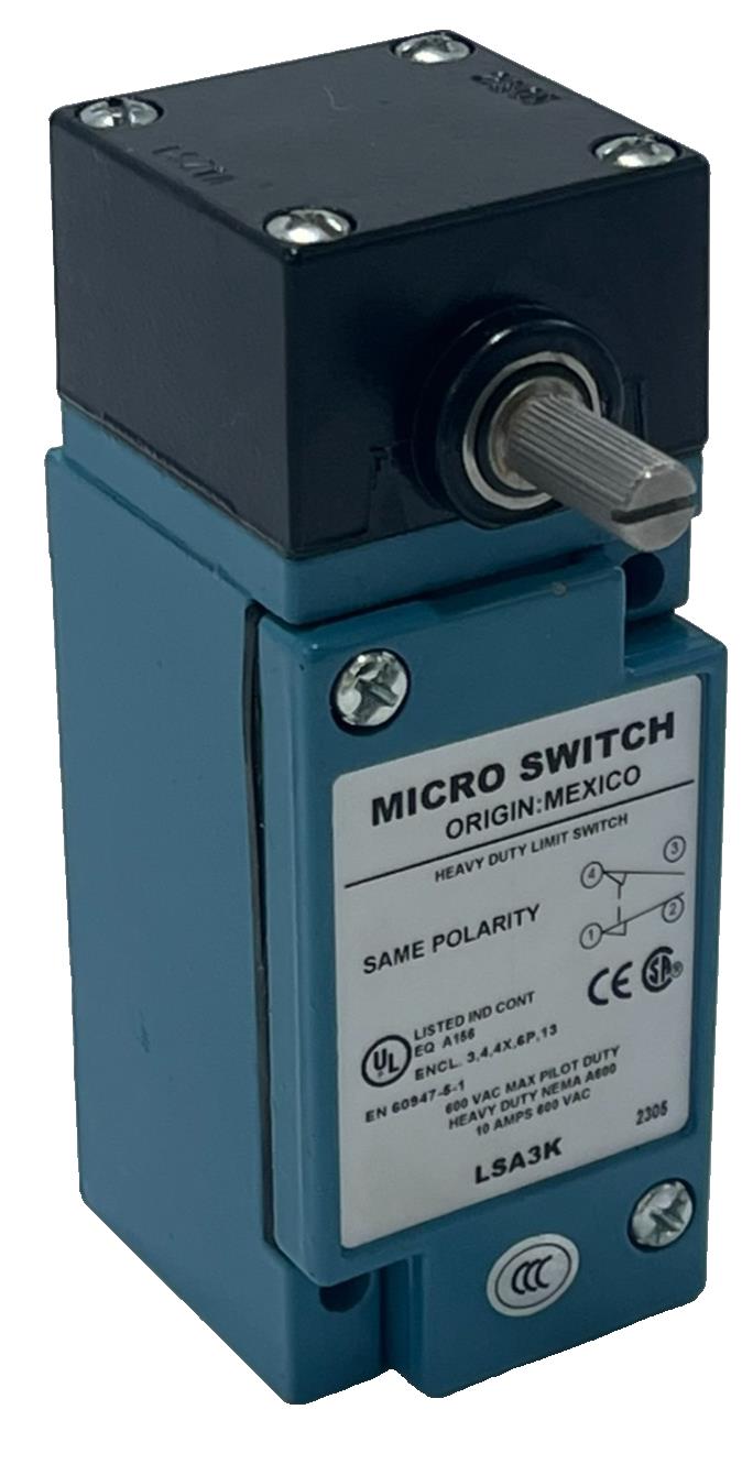 HONEYWELL MICRO SWITCH LSA3K HEAVY DUTY LIMIT SWITCH Side Rotary NEMA ...